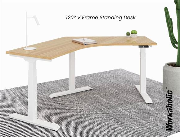 E7T Premium 120º V Frame Standing Desk Three In One Standing Desk E7T ...