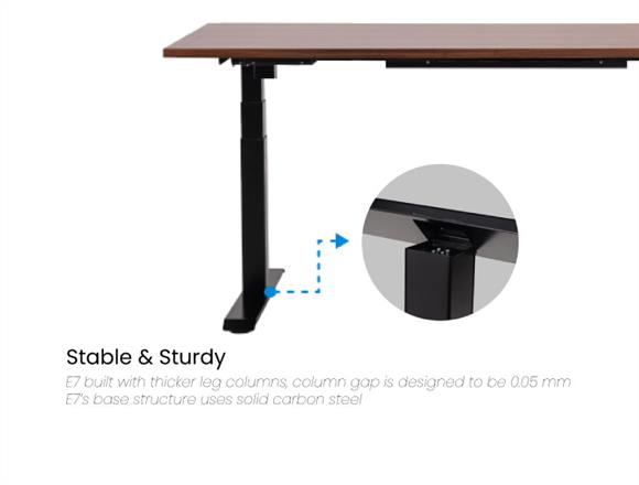 Flexispot E7 Premium Standing Desk Electric Height Adjustable Standing ...